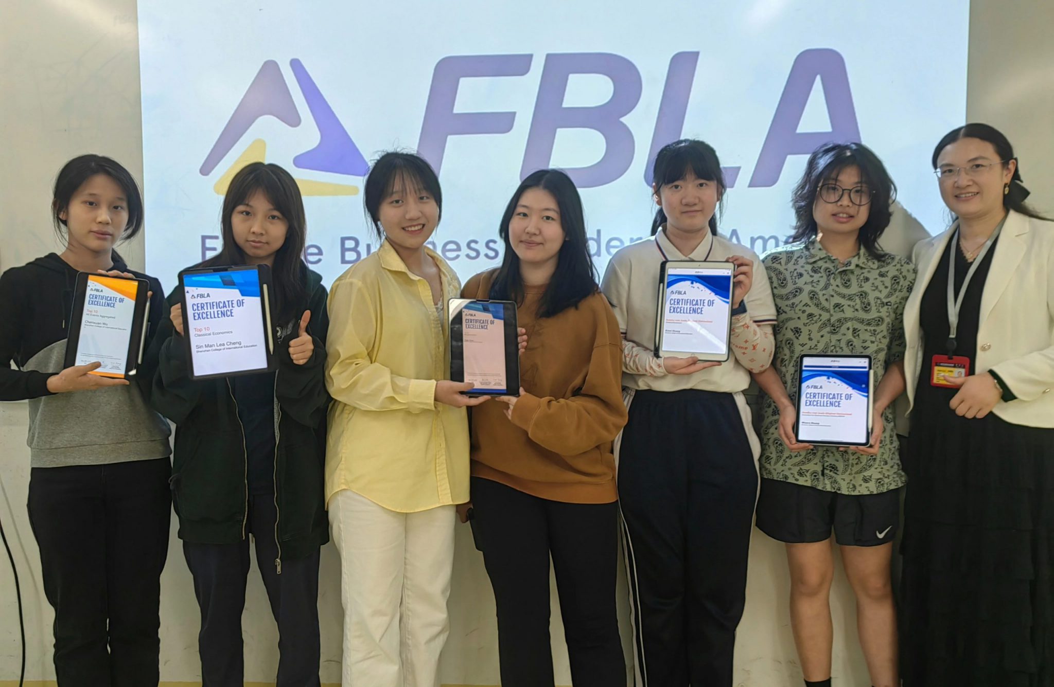 SCIErs Won the National First Place of FBLA – Shenzhen College of ...